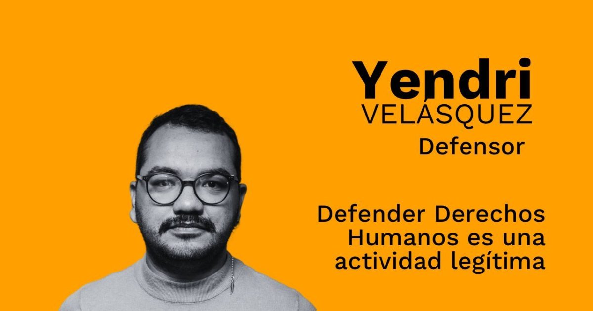 OMCT | Condenamos ataque contra Yendri Velásquez, defensor de…